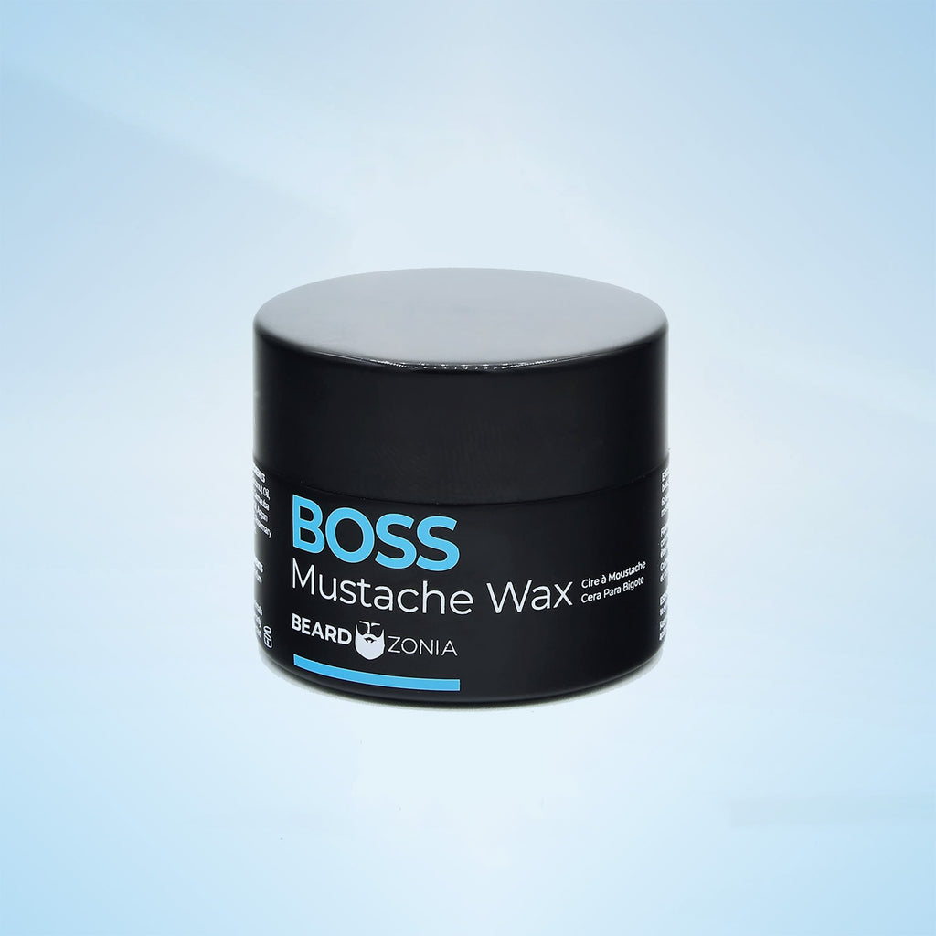 BOSS Mustache Wax, All Natural Ingredients, Vegan, Alcohol Free ...